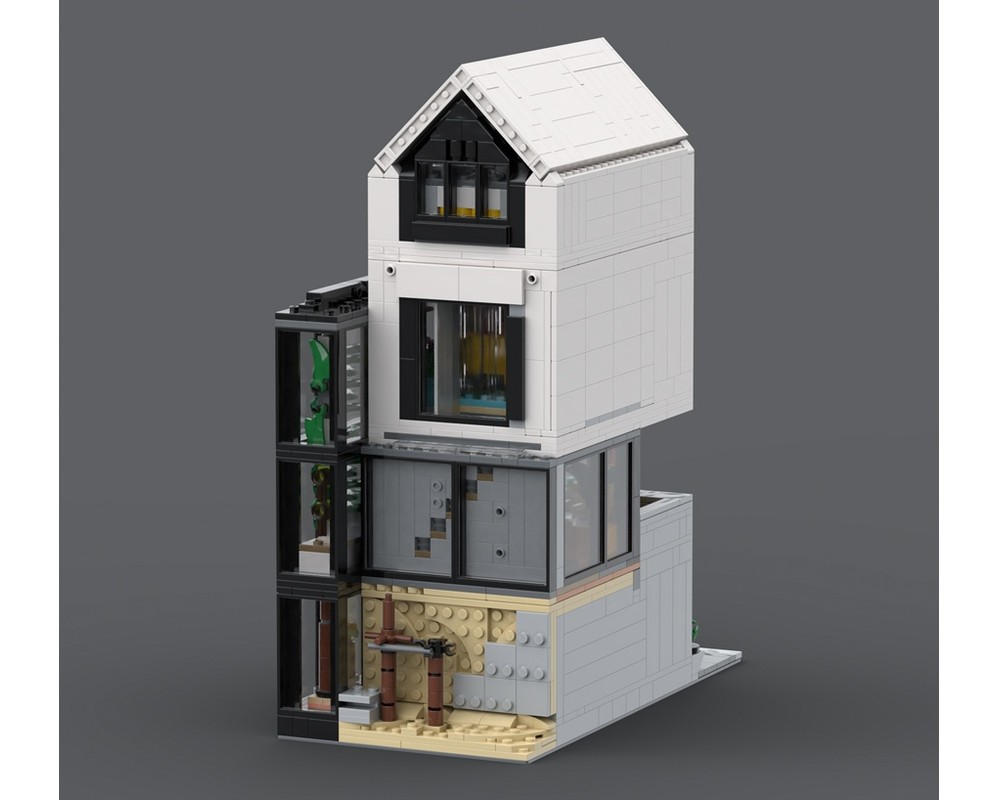 LEGO MOC Financial Center by BrickAtive | Rebrickable - Build with LEGO