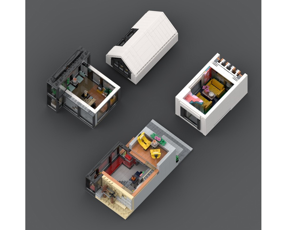 LEGO MOC Financial Center by BrickAtive | Rebrickable - Build with LEGO