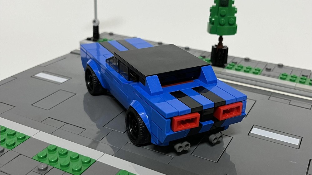 LEGO MOC Dodge challenger 7 stud by ZealotLego | Rebrickable - Build ...