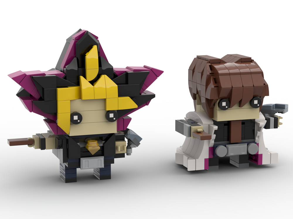 LEGO MOC Yami Yugi & Seto Kaiba Brickheadz by Twilight Brix ...