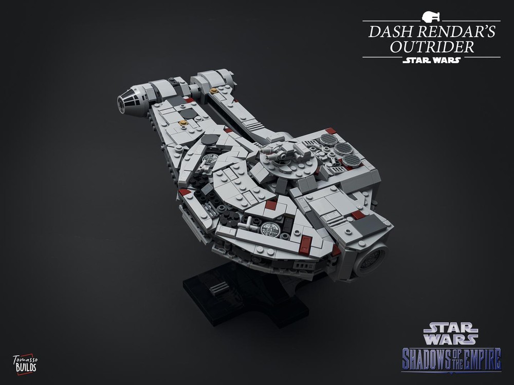 LEGO MOC Dash Rendar's Outrider from 75375 Falcon by Tomasso ...