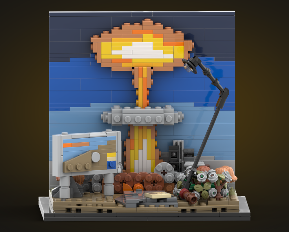 LEGO MOC Fallout Nuclear Blast Diorama by obiblock | Rebrickable ...