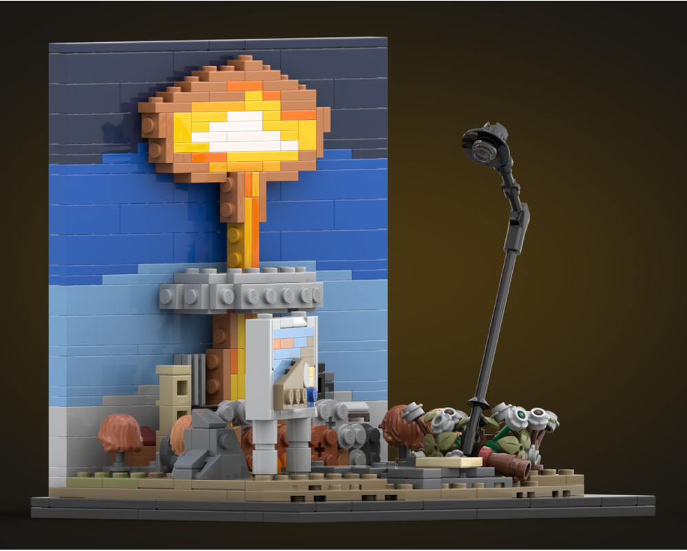LEGO MOC-193637 Fallout Nuclear Blast Diorama by obiblock | Rebrickable ...