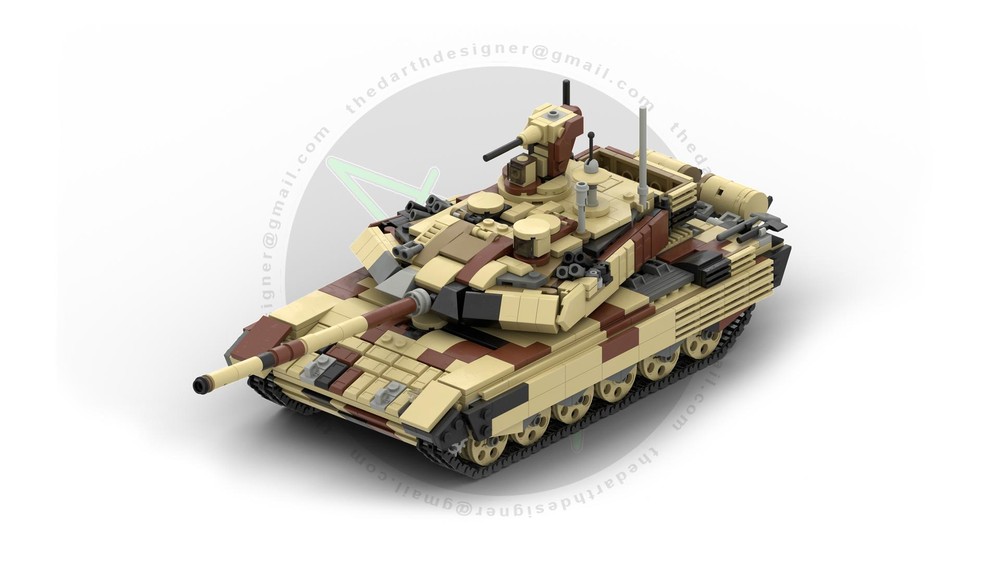 LEGO MOC T-90 MS v2 Tank | 1:35 Minifigure Scale by DarthDesigner ...