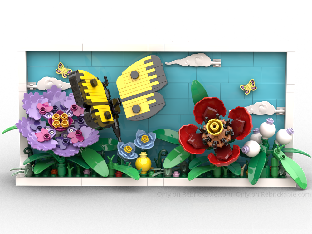 LEGO MOC Butterfly on a spring afternoon by zsobricks | Rebrickable ...