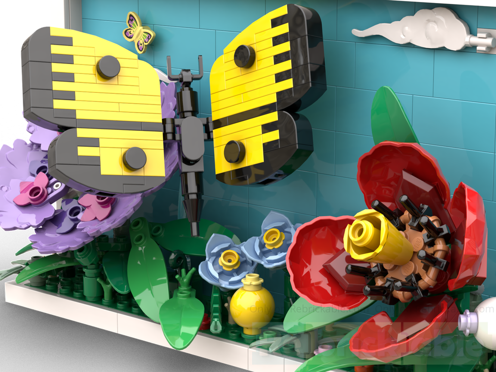 LEGO MOC Butterfly on a spring afternoon by zsobricks | Rebrickable ...