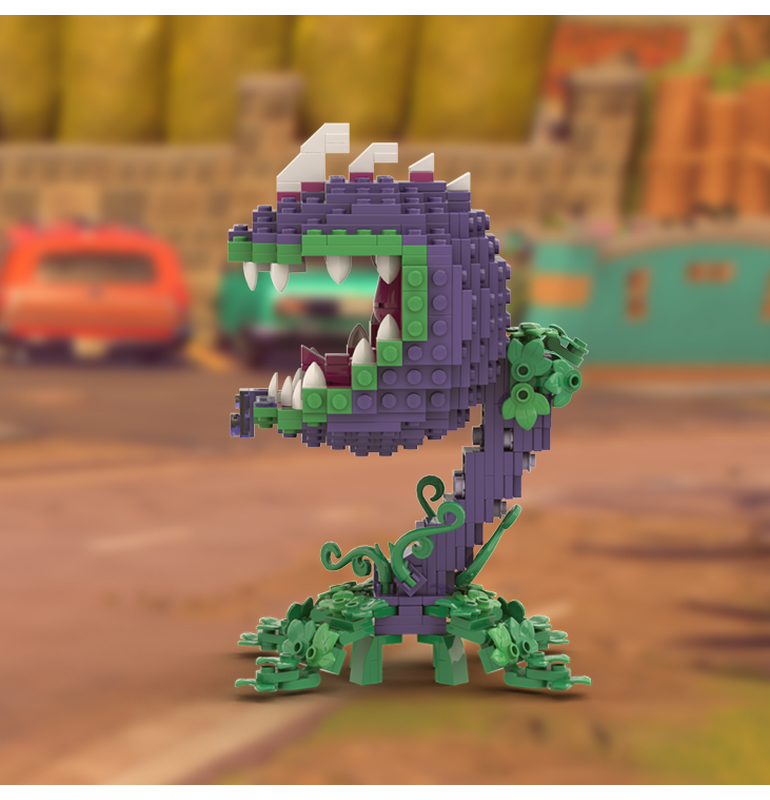 LEGO MOC PvZ Garden Warfare - Chomper by legobičas | Rebrickable ...