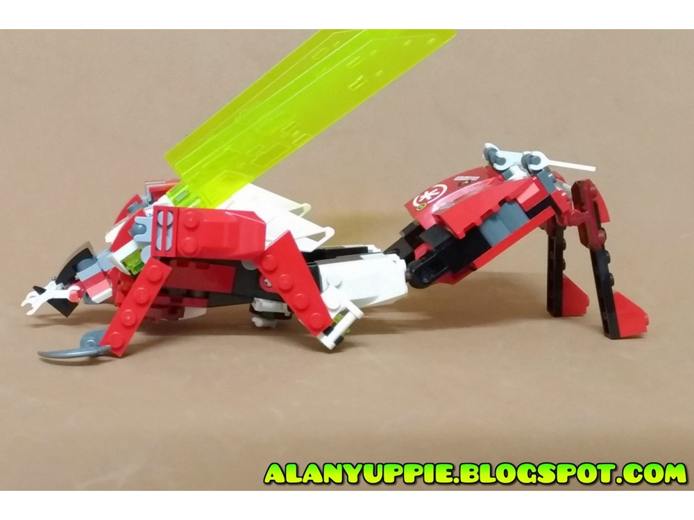 Lego Moc Transformer Insect Insecticon Kickback From Lego Ninjago