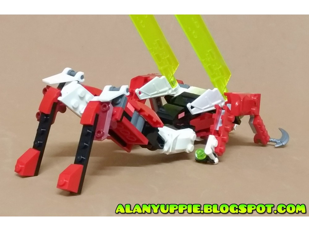 Lego Moc Transformer Insect Insecticon Kickback From Lego Ninjago