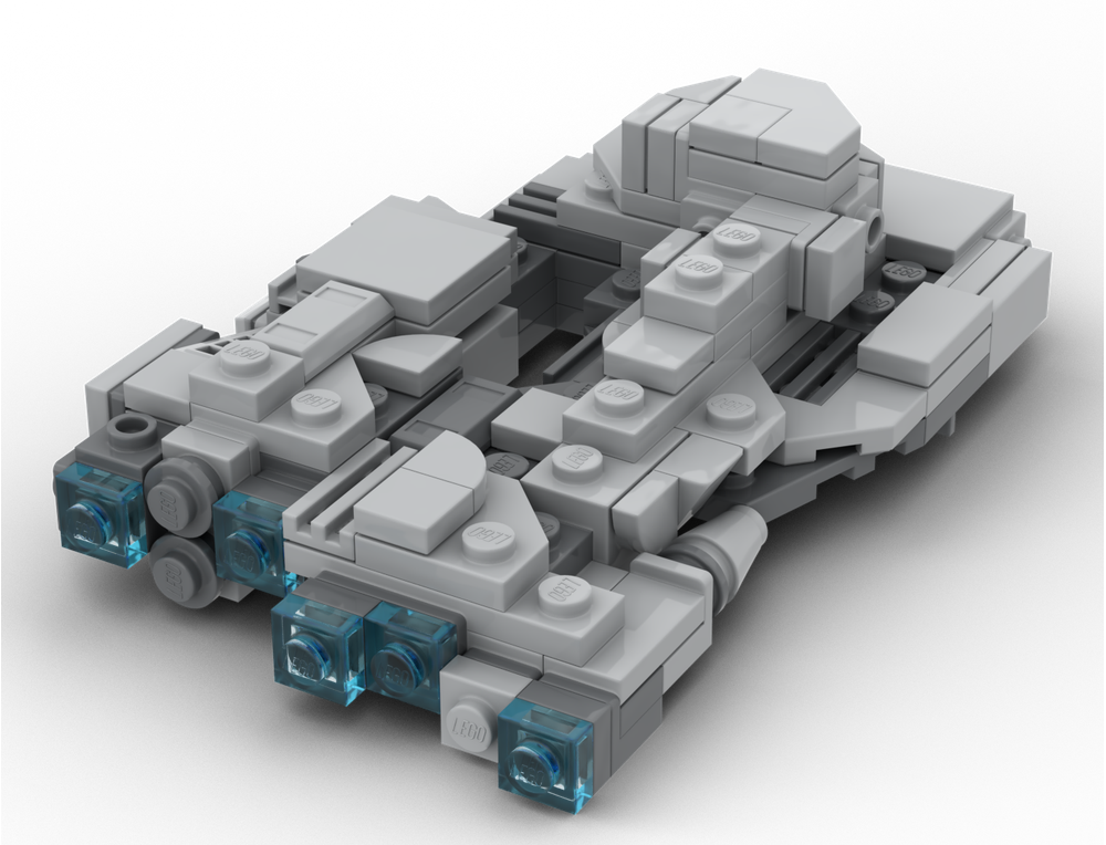 LEGO MOC Engi Cruiser (1:300 scale) by Qwinter | Rebrickable - Build ...