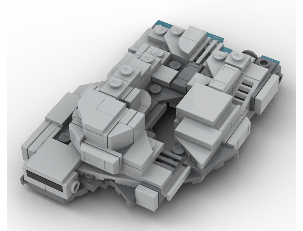 LEGO MOC Engi Cruiser (1:300 scale) by Qwinter | Rebrickable - Build ...