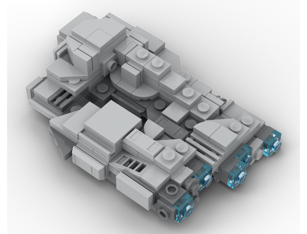 LEGO MOC Engi Cruiser (1:300 scale) by Qwinter | Rebrickable - Build ...