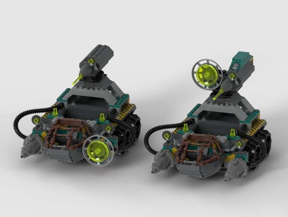 LEGO MOC Rock Raiders Chrome Crusher by mikey2110 | Rebrickable - Build ...