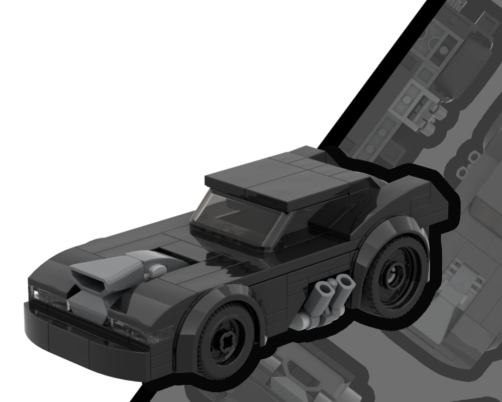 LEGO MOC Batmobile by No1LikesCherry | Rebrickable - Build with LEGO