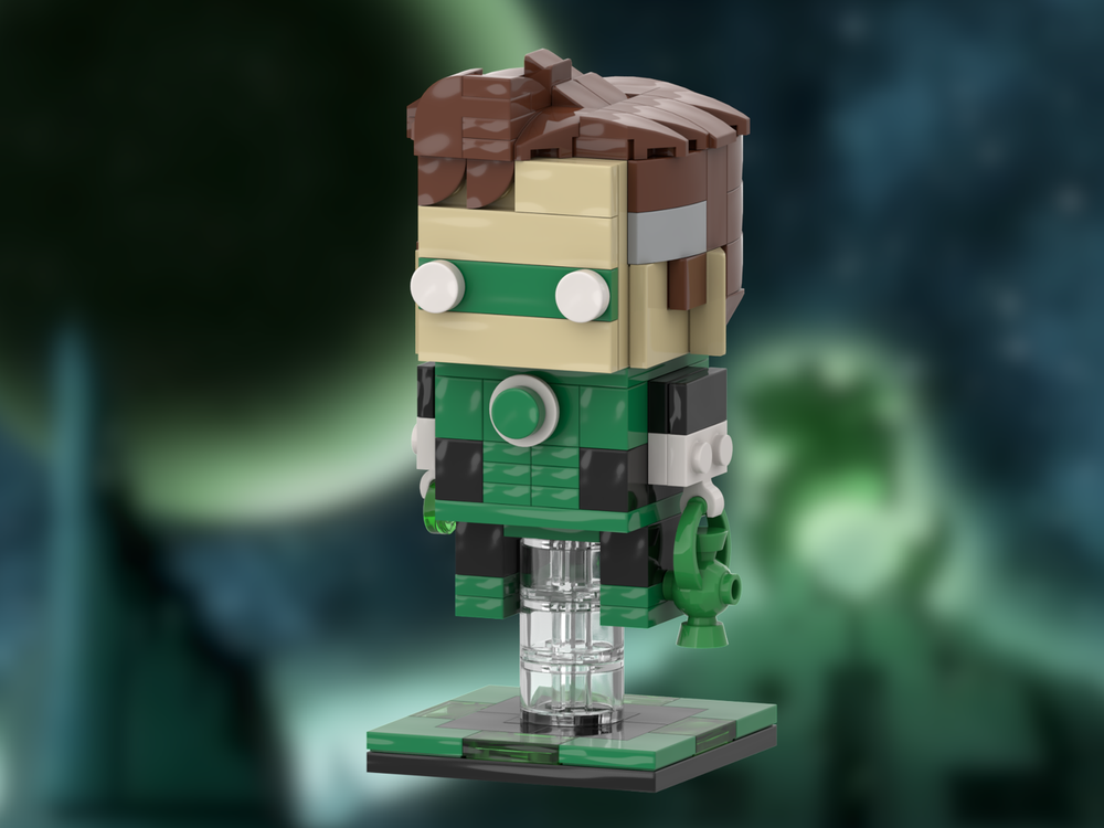 LEGO MOC Green Lantern (Hal Jordan) Brickhead by Bucktopus ...