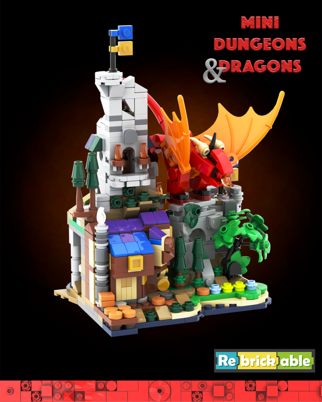 LEGO MOC-193702 Mini Dungeons & Dragons Red Dragon's Tale by ...