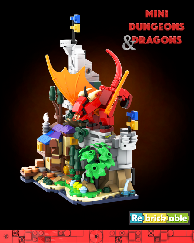 LEGO MOC-193702 Mini Dungeons & Dragons Red Dragon's Tale by ...
