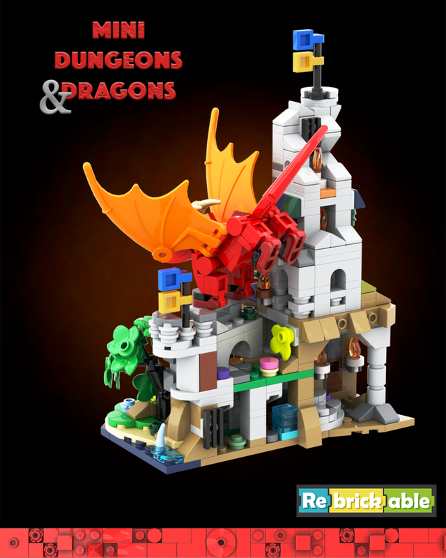 LEGO MOC-193702 Mini Dungeons & Dragons Red Dragon's Tale by ...