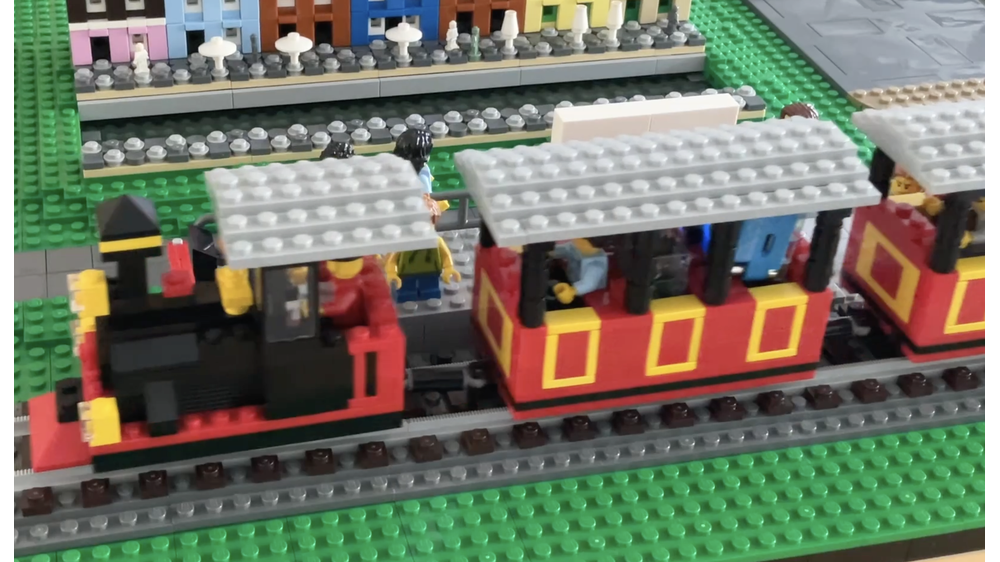 Lego Moc Mod Of Legoland Train From 2014 Inside Tour Set 4000014