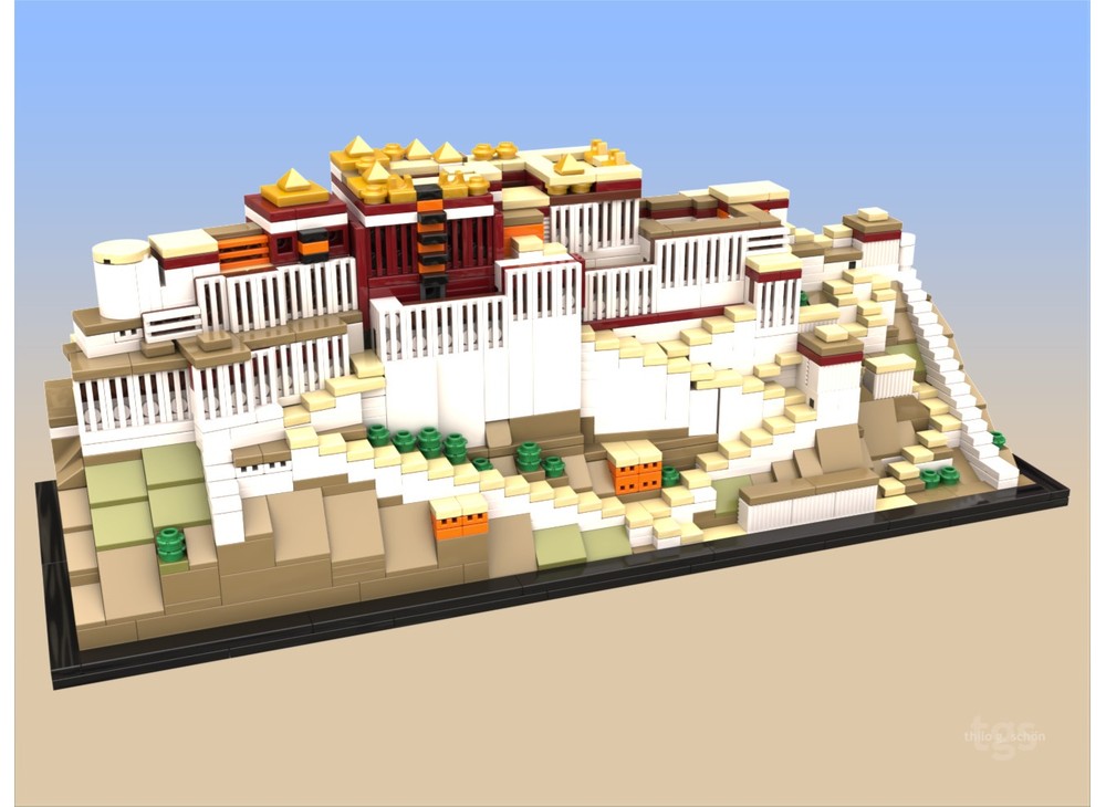 LEGO MOC Potala Palace by T.Brick | Rebrickable - Build with LEGO