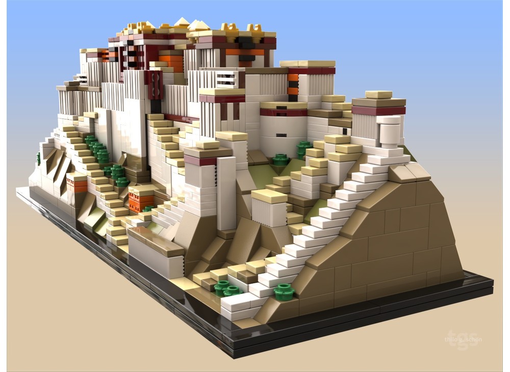 LEGO MOC Potala Palace by T.Brick | Rebrickable - Build with LEGO