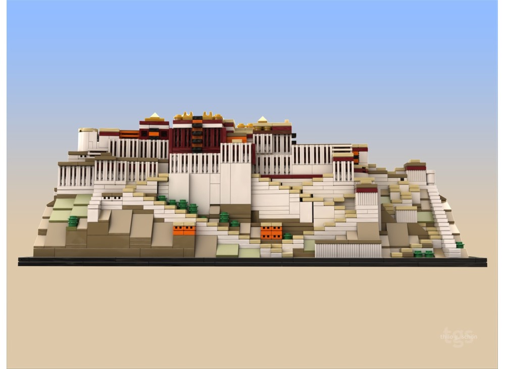 LEGO MOC Potala Palace by T.Brick | Rebrickable - Build with LEGO