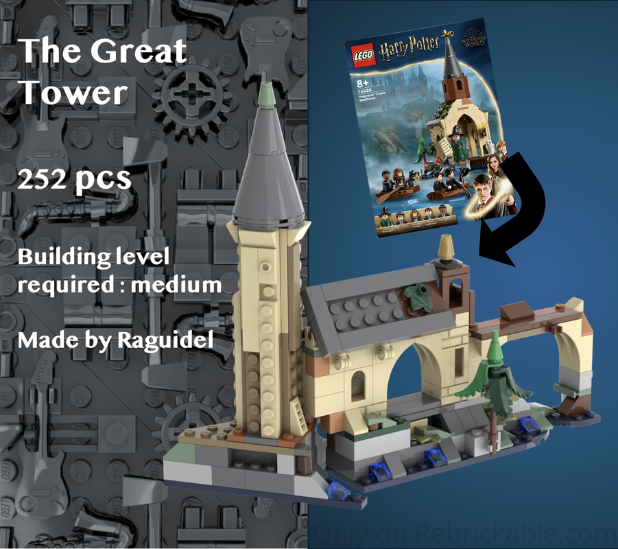 LEGO MOC The Great Tower and Tower Bridge (76426 alternate) by raguidel ...