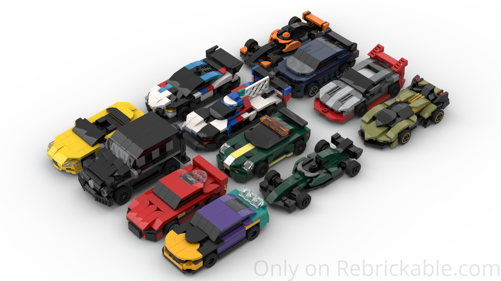 LEGO MOC Mini Speed Champions 2024 1:48/5 stud wide collection by ...