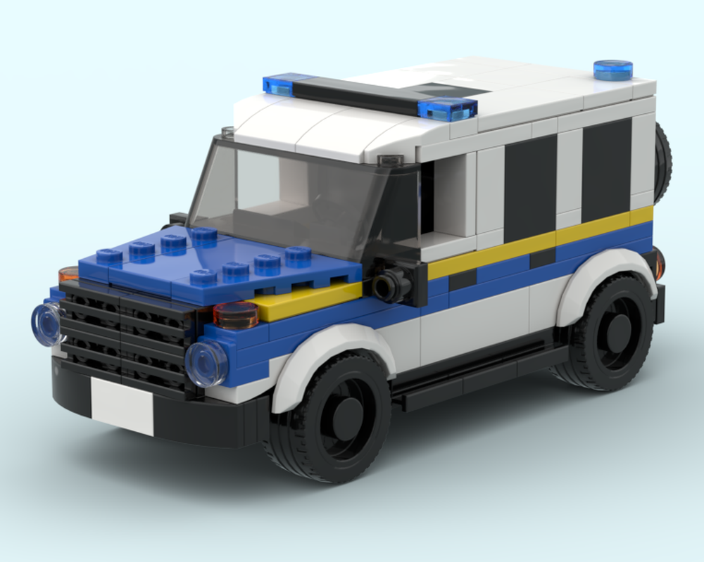 LEGO MOC Mercedes Benz G Klasse Polizei Police by BK Brick Design ...