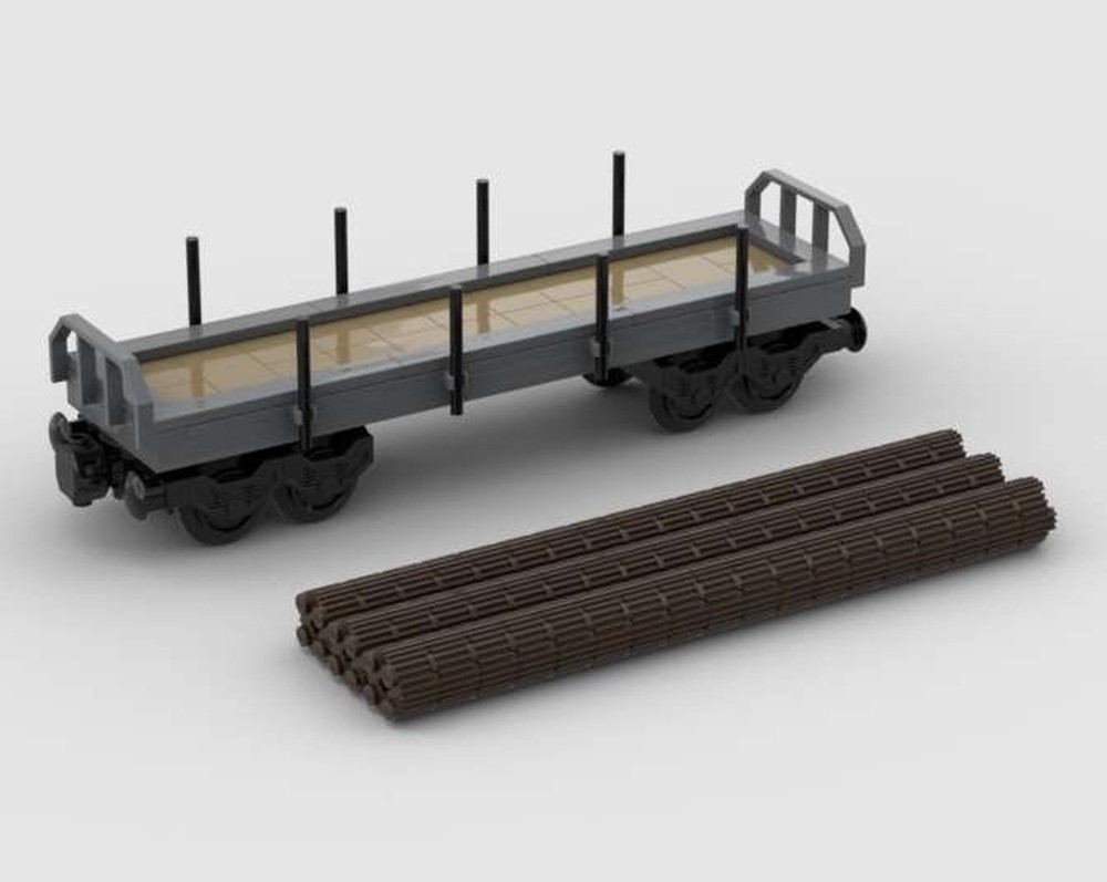LEGO MOC simple freight car - Wood Transport by Dennis4x4 | Rebrickable ...
