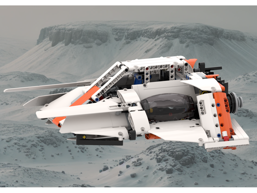 Lego Moc 42181 Snowspeeder By Tcies Rebrickable Build With Lego
