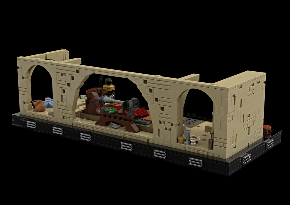LEGO MOC Jabba's Throne Room Diorama by Tubi_Rock_V | Rebrickable ...