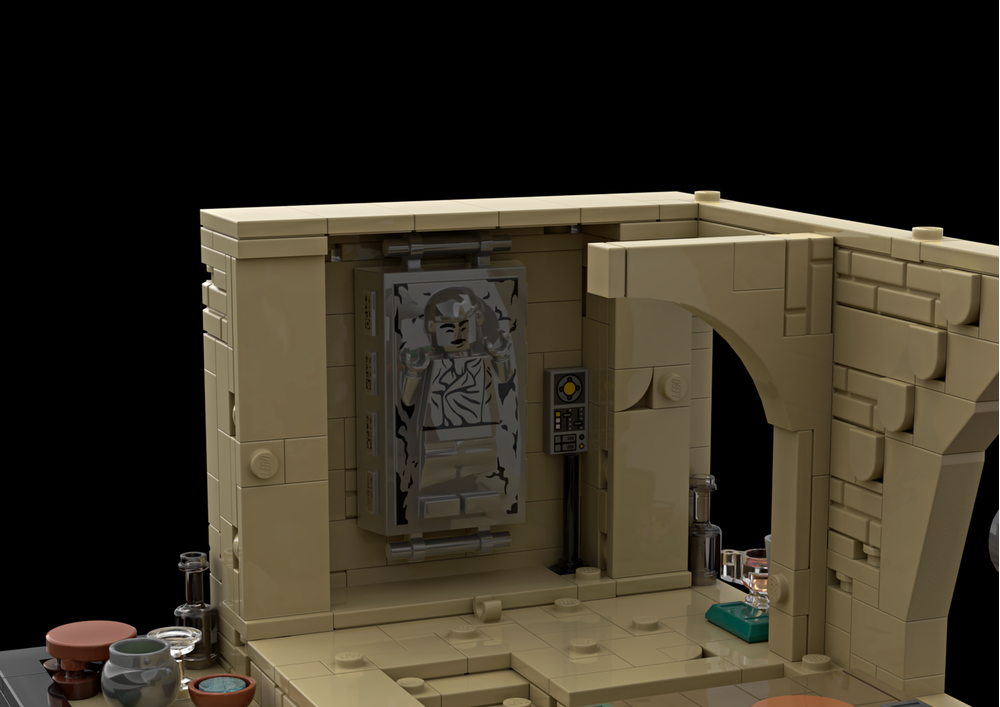 LEGO MOC Jabba's Throne Room Diorama by Tubi_Rock_V | Rebrickable ...