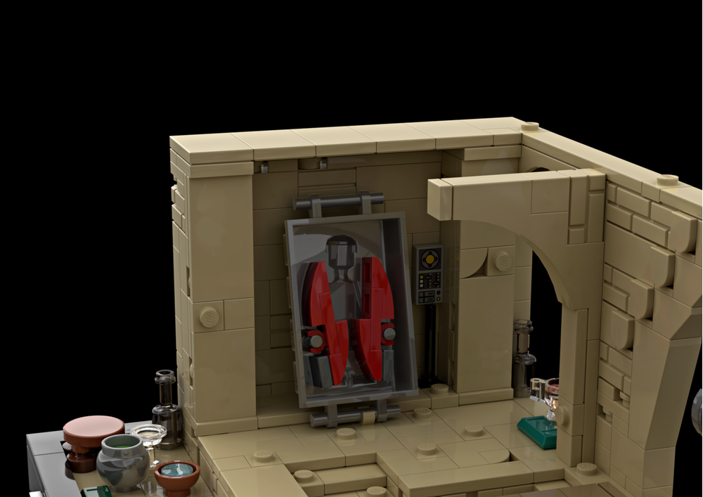 Lego Moc Jabbas Throne Room Diorama By Tubirockv Rebrickable