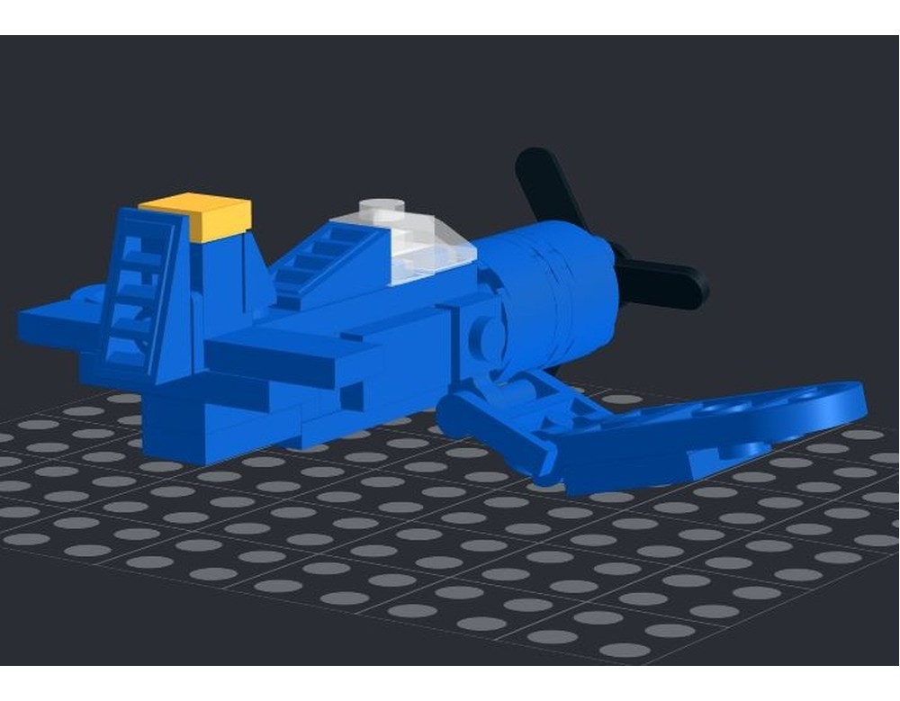 LEGO MOC Vought F4U Corsair by Fighterjetfan15 | Rebrickable - Build ...