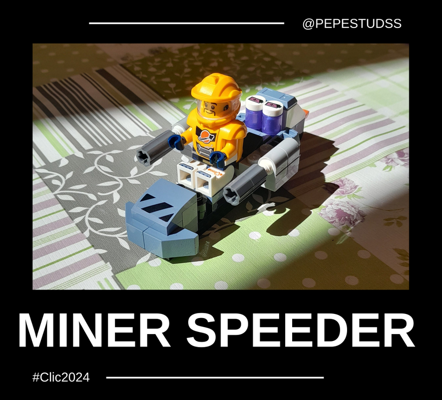 LEGO MOC MINER SPEEDER by Pepestudss | Rebrickable - Build with LEGO
