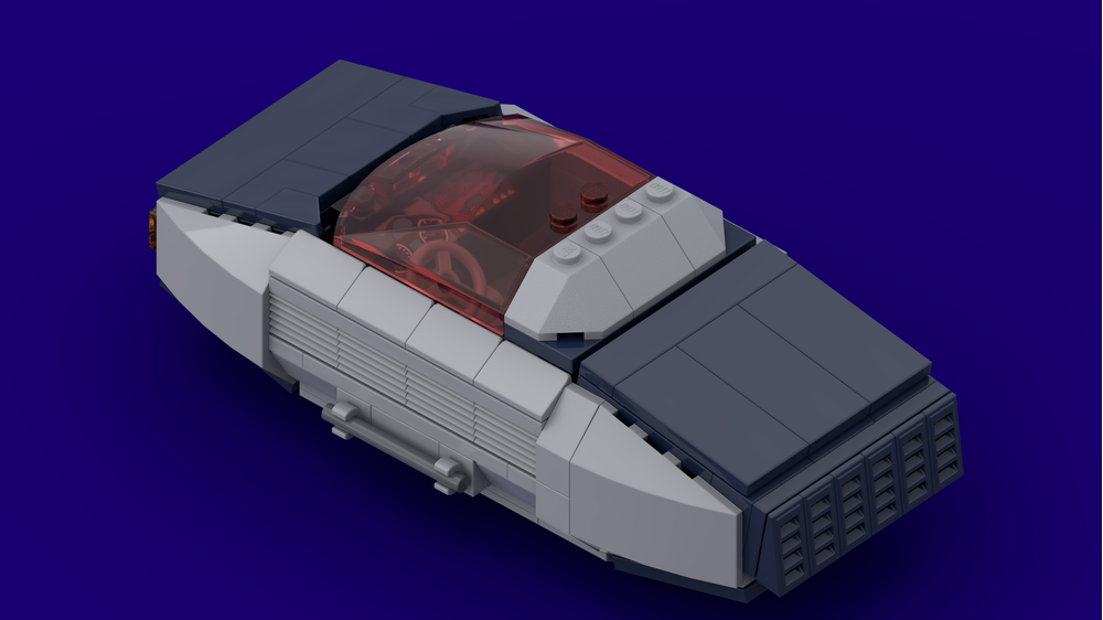 LEGO MOC Cyber Speeder by FunkMunker | Rebrickable - Build with LEGO