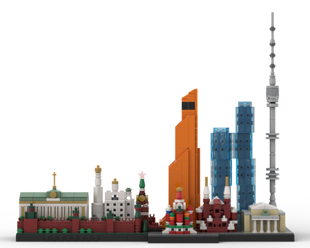 LEGO MOC-193781 Moscow Skyline by bricks_with_sunny | Rebrickable ...