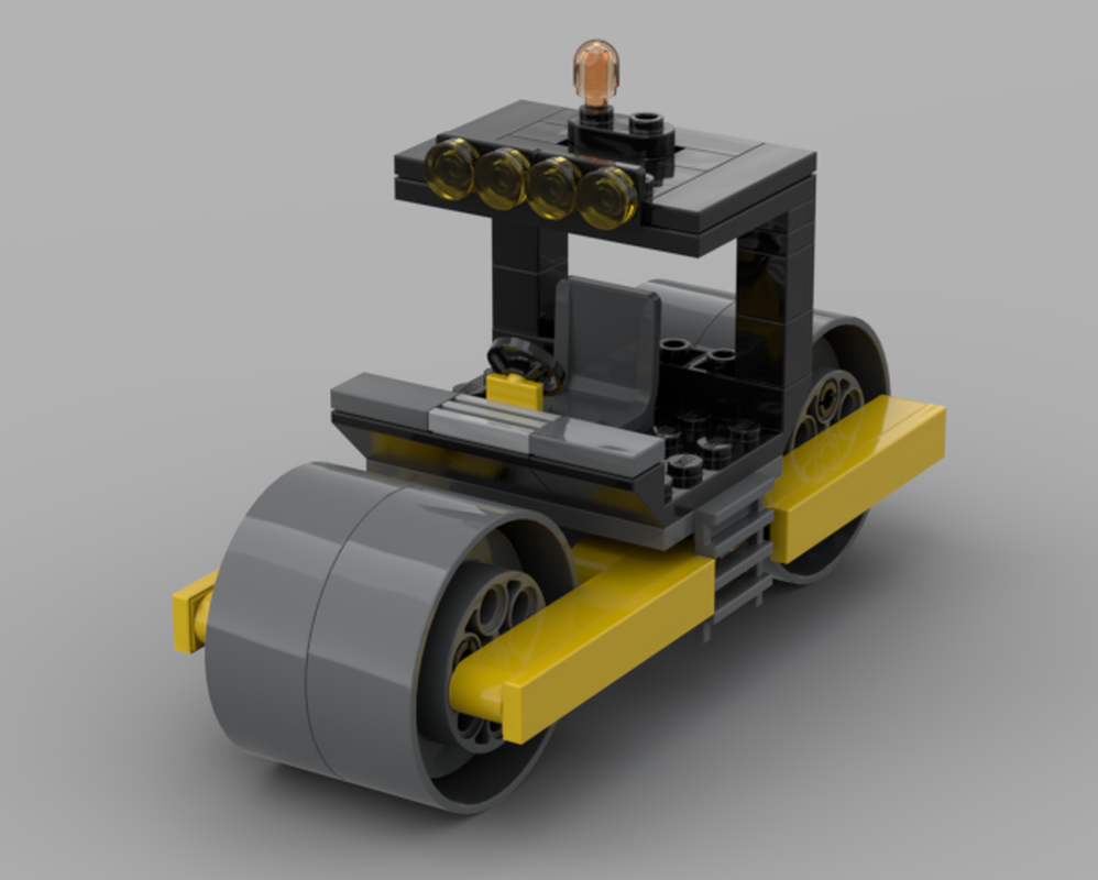 LEGO MOC Steam Roller by leeggoo_Creator | Rebrickable - Build with LEGO