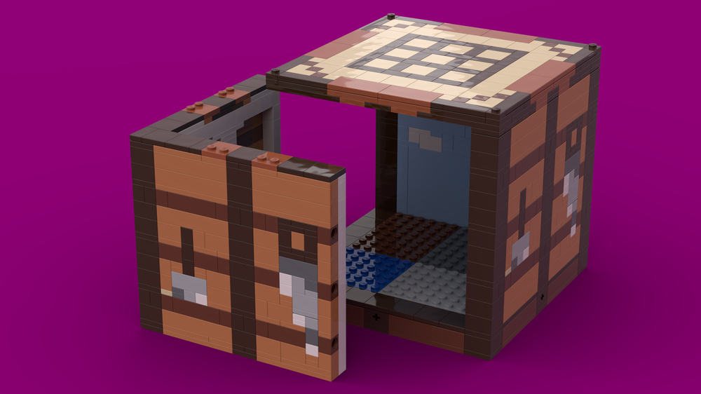LEGO MOC minecraft crafting table 4 sides by Absolute_lego_builds ...