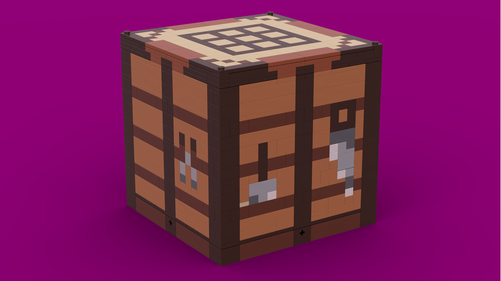 LEGO MOC minecraft crafting table 4 sides by Absolute_lego_builds ...