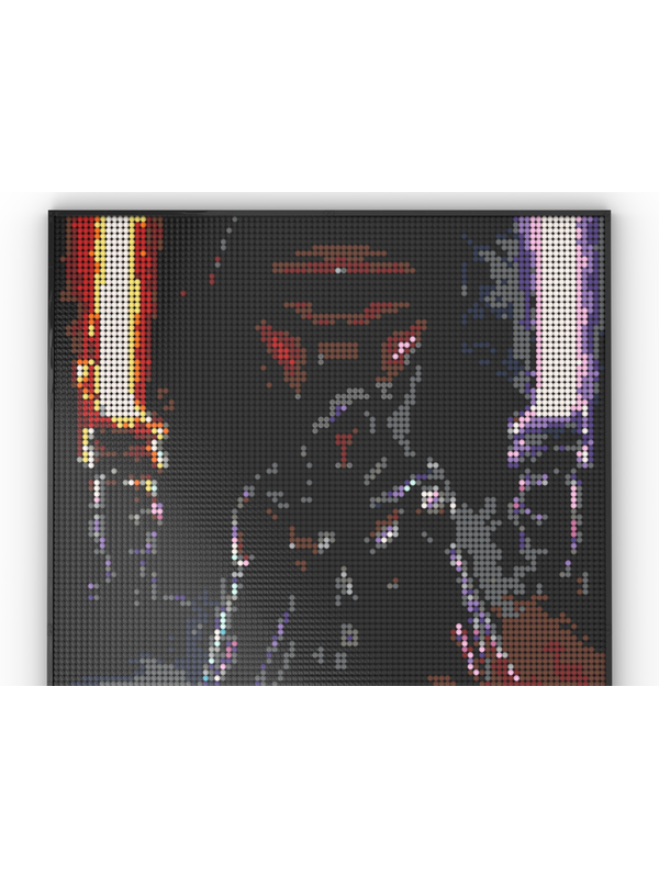 LEGO MOC Darth Revan Mosaic by SithHellscream | Rebrickable - Build ...