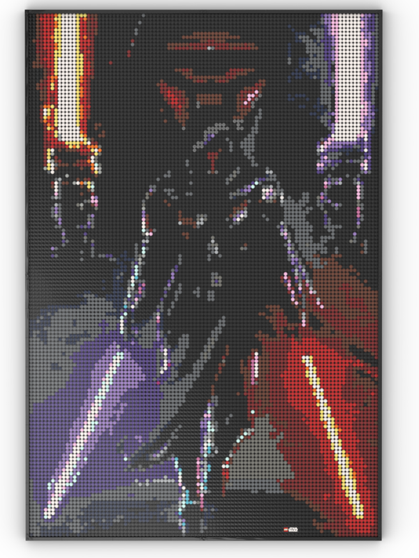 LEGO MOC Darth Revan Mosaic by SithHellscream | Rebrickable - Build ...