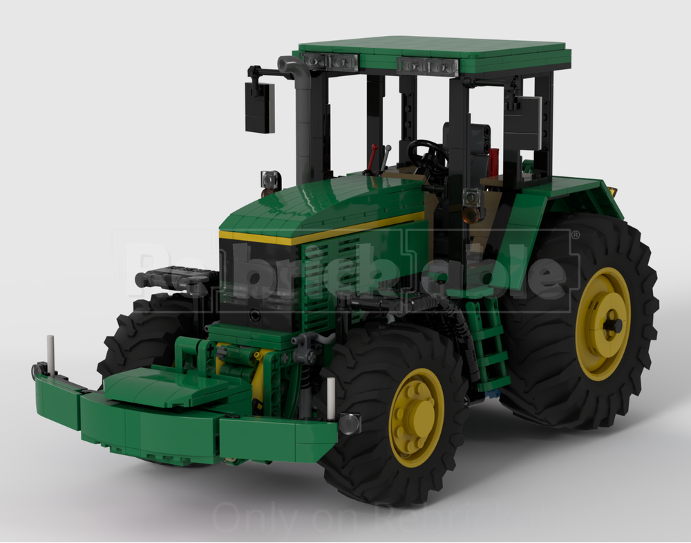 Lego Moc John Deere 7810 Tractor By Odinbricks Rebrickable Build