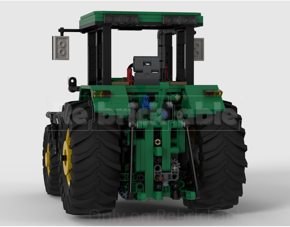 Lego Moc John Deere 7810 Tractor By Odinbricks Rebrickable Build