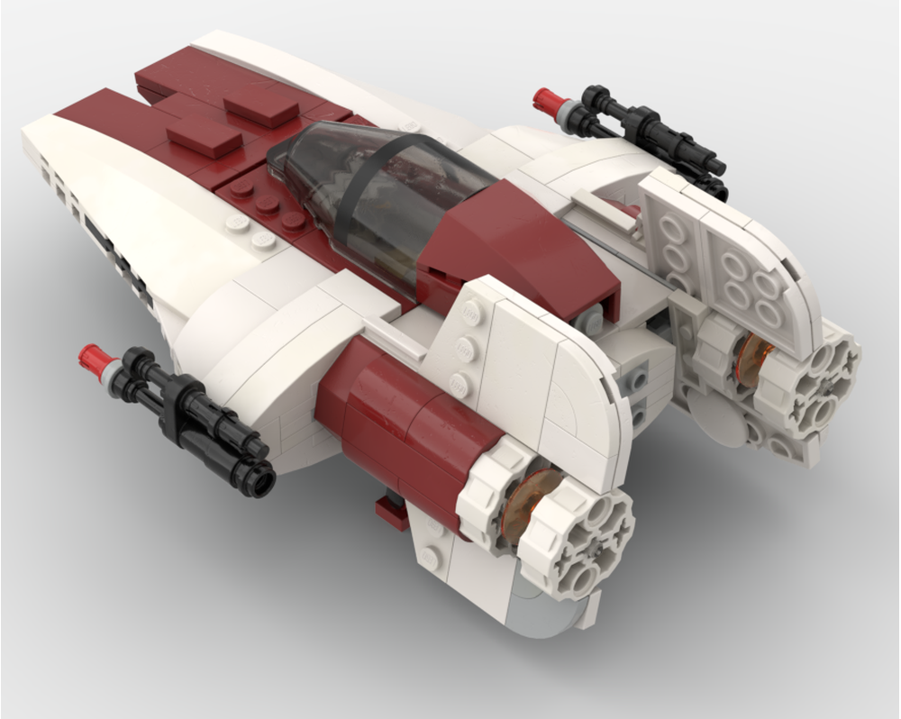 Lego Moc Rz 1 A Wing Interceptor By Quarries Workshop Rebrickable