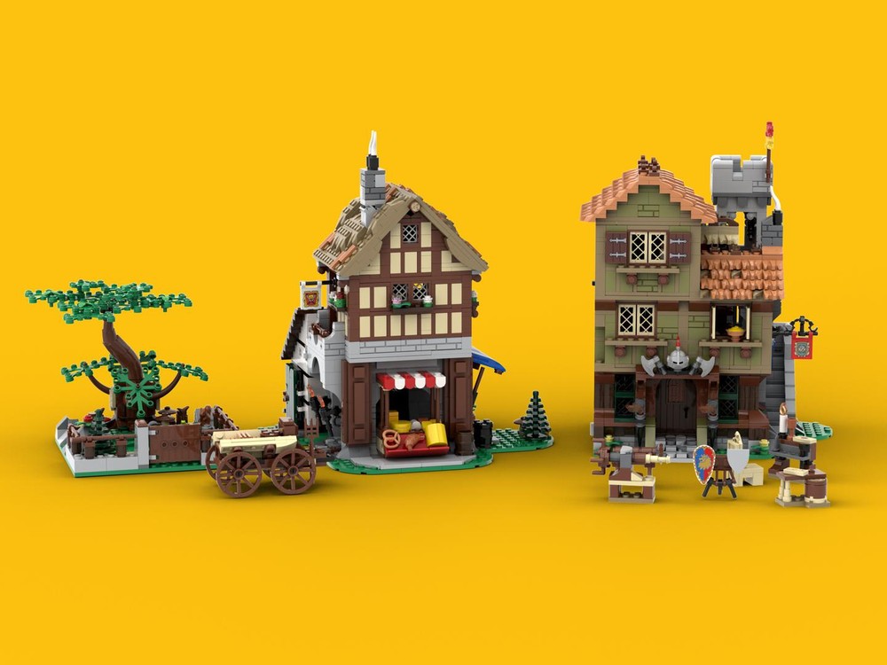 LEGO MOC Cheesemaker's Shop - 10332 Medieval Town Square Alternative ...