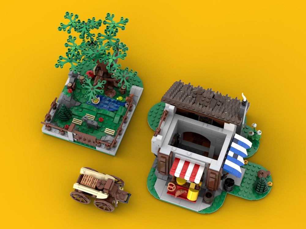 LEGO MOC Cheesemaker's Shop - 10332 Medieval Town Square Alternative ...