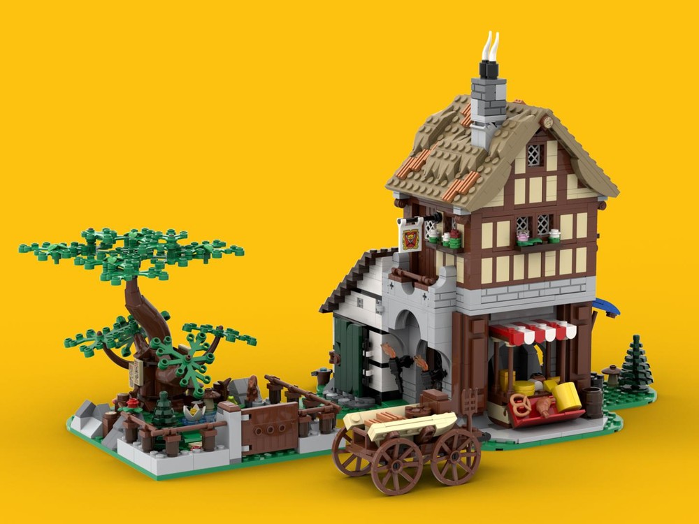LEGO MOC Cheesemaker's Shop - 10332 Medieval Town Square Alternative ...