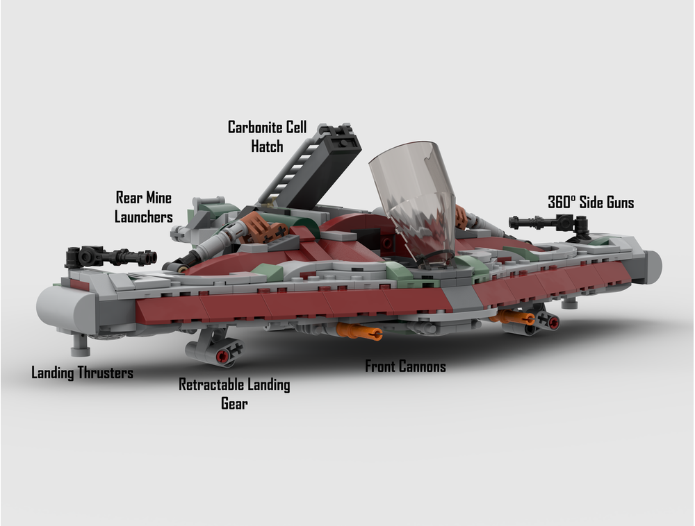 LEGO MOC Boba's Stingray I by KarateKarnt | Rebrickable - Build with LEGO